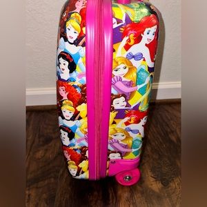 Disney | Other | Bioworld 65 Disney Princess Carryon Luggage Hard Shell ...